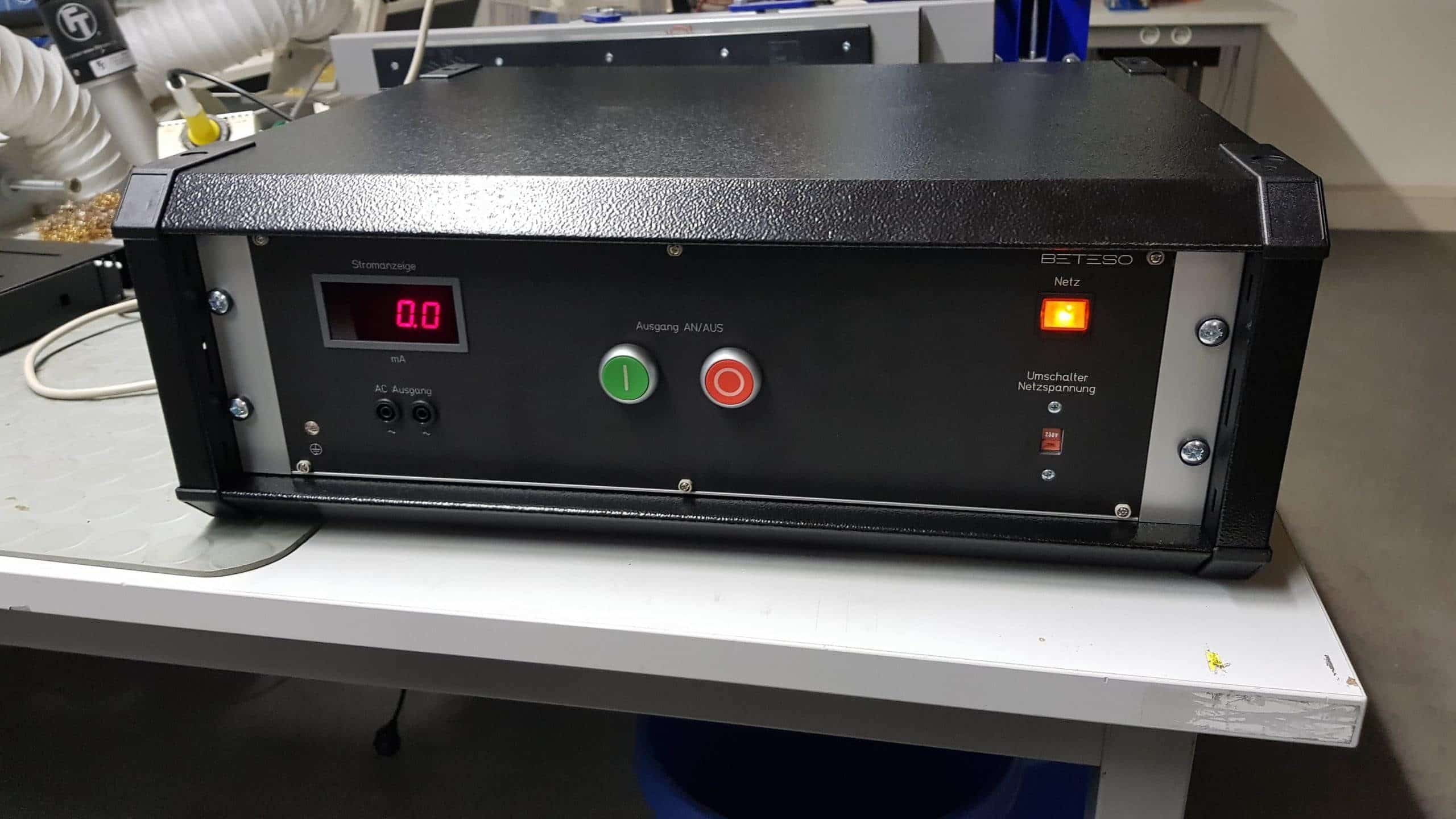 Plasma ignition source for microscope - Attention: high voltage ...